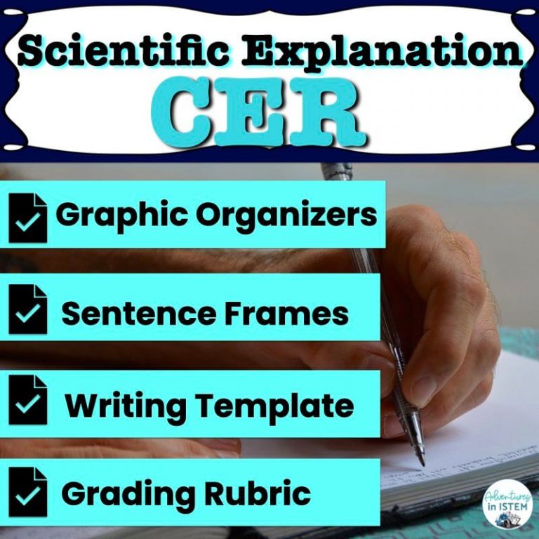Claim Evidence Reasoning Practice Activities with Data Tables Graphs ...
