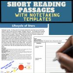 Stars and Galaxies Science Reading Comprehension Passages and ...