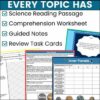Space (Solar System and Stars) 7 Science Reading Comprehension Passages ...