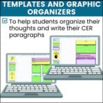 Digital Scientific Explanation Claim Evidence Reasoning CER writing ...