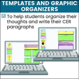Digital Scientific Explanation Claim Evidence Reasoning CER writing ...