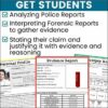 Claim Evidence Reasoning (CER) Practice | Solve the Case CSI ...