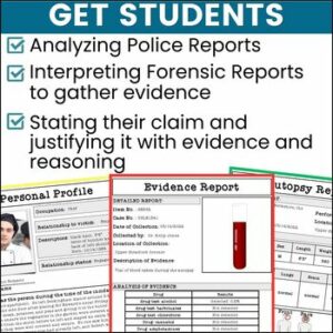 Claim Evidence Reasoning (CER) Practice | Solve the Case CSI ...