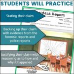 Claim Evidence Reasoning (CER) Practice | Solve the Case CSI ...