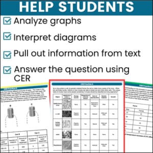 Claim Evidence Reasoning Practice | Cells and Organisms CER Activity ...