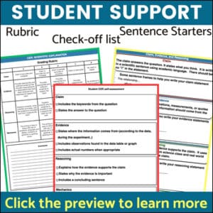 Claim Evidence Reasoning Practice | Ecoysystems CER Activity with ...