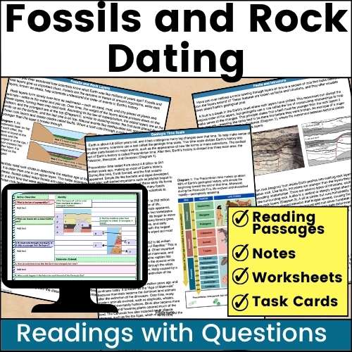 Faults, Geologic Time Scale & Intrusions Science Reading Passages MS ...
